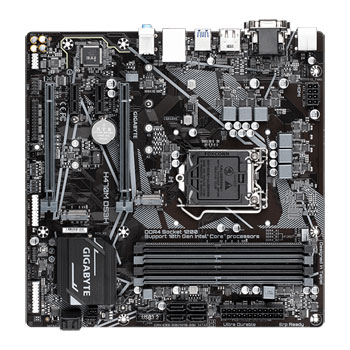 Gigabyte Intel H470 H470M DS3H mATX Motherboard LN107976 | SCAN UK