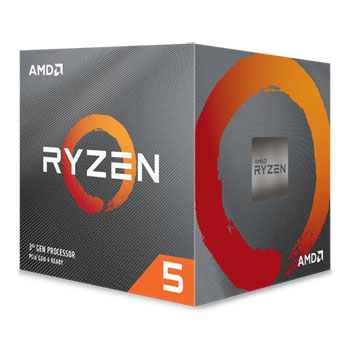 AMD Ryzen 5 3600XT Gen3 6 Core AM4 CPU/Processor with Wraith Spire Cooler LN108014 - 100 ...
