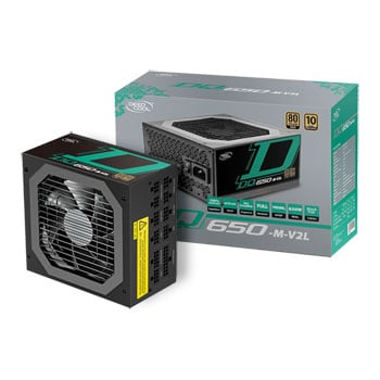 DEEPCOOL DQ Series 650W 80+ Gold Full Modular Power Supply LN108128 ...