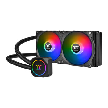 Thermaltake 240mm TH240 ARGB All In One CPU Water Cooler Black LN108692 ...