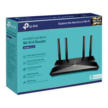 TP-LINK Archer AX20 WiFi 6 Dual-Band Gigabit Router LN109598 | SCAN UK