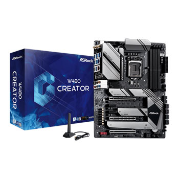 AsRock Intel W480 Creator ATX Motherboard LN110272 - 90-MXBC30-A0UAYZ ...