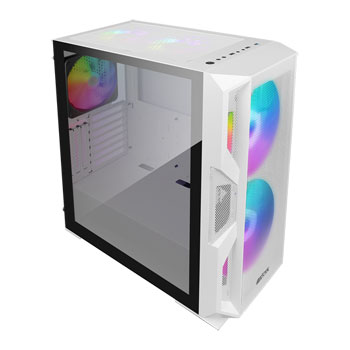 Antec White NX800 Mid Tower Tempered Glass PC Gaming Case LN110573 - 0 ...