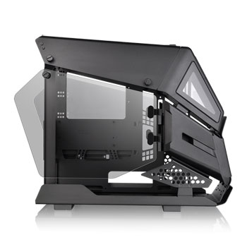Thermaltake AH T200 Black Tempered Glass MicroATX PC Gaming Case LN110985 - CA-1R4-00S1WN-00 ...