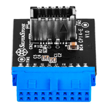 Silverstone USB 3.0 Internal (19-Pin) Header to USB 3.1/3.2 Type-C (20 ...