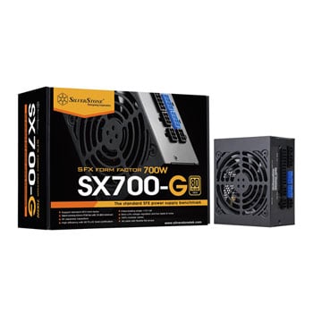 SilverStone 700 Watt SX700-G v1.1 SFX Fully Modular PSU/Power Supply ...