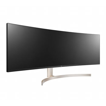 LG 49" 49WL95C-WE Dual QHD HDR 10 Ultra Widescreen Professional Curved ...
