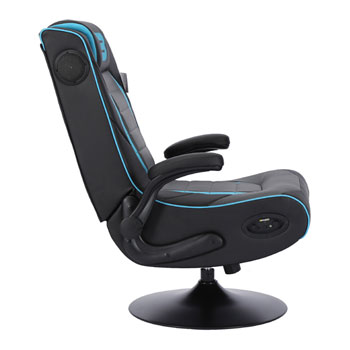 BraZen Serpent 2.1 Bluetooth Surround Sound Gaming Chair Black/Blue ...