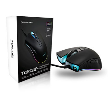 Tecware Torque+ Gaming Mouse RGB Black LN116843 - TWAC-TOR3327-BK | SCAN UK