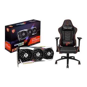 MSI AMD Radeon RX 6800 XT GAMING X TRIO 16GB Graphics Card + MSI MAG ...