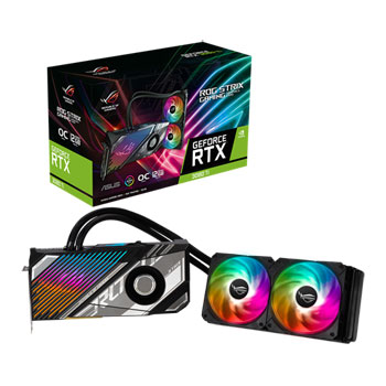 ASUS NVIDIA GeForce RTX 3080 Ti 12GB ROG Strix LC OC Ampere Graphics Card LN117529 - ROG-STRIX ...