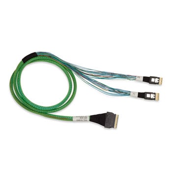 Broadcom 1m Slim SAS to Two Slim SAS Connecters LN117742 - 05-60004-00 ...