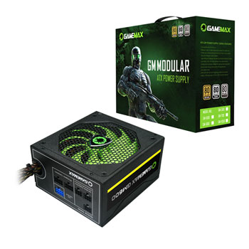 GameMax GM600 600w 80 Plus Bronze Semi-Modular Power Supply LN118550 ...
