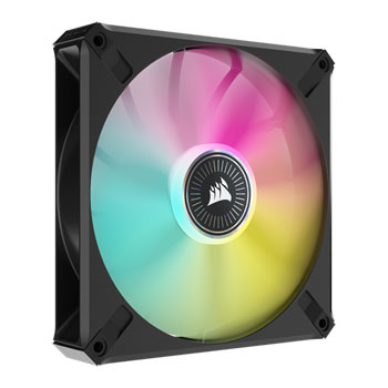 Corsair ML140 RGB ELITE 140mm RGB Fan Single Pack Black LN120247 - CO ...