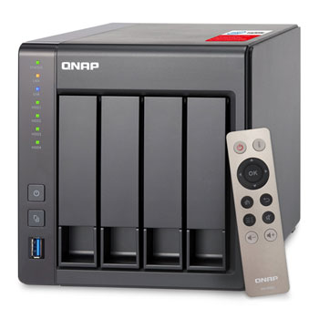 QNAP 4 Bay TS-451+-2G 16TB (4 x 4TB Toshiba N300) Desktop NAS Unit LN121810 - TS-451+-2G/16TB ...