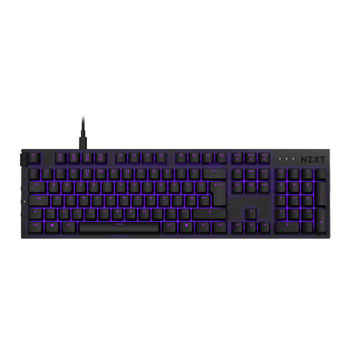 NZXT FUNCTION Gateron RGB Red Linear Modular Mechanical Gaming Keyboard ...