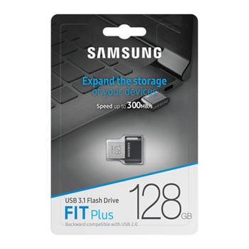 Samsung 128GB FIT Plus USB 3.1 Flash Drive LN123907 - MUF-128AB/APC ...