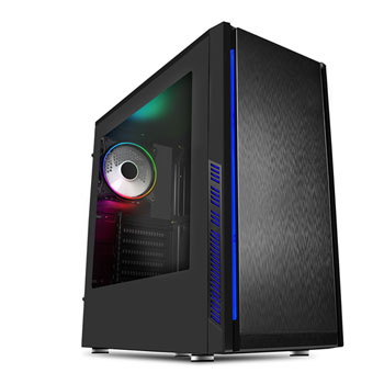 CIT Dark Star PC Mid Tower Case with ARGB LED Fan LN125196 - CIT ...