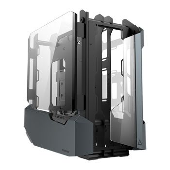 Antec Cannon Open Frame Aluminium/Glass Full Tower PC Gaming Case ...