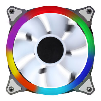 CiT Single Ring Rainbow RGB 6 Pin for GameMax Predator Hub LN125292 ...