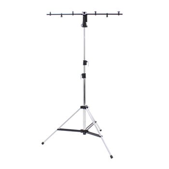 Equinox Chrome 3 Section Lighting Stand LN127487 - STAN18 | SCAN UK
