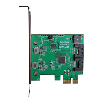 Highpoint RR620L 2 Port SATA 3 PCI Express RAID Card LN127495 | SCAN UK