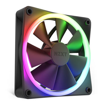 NZXT F120 RGB 120mm PWM Single High Airflow Fan Black LN128520 - RF ...