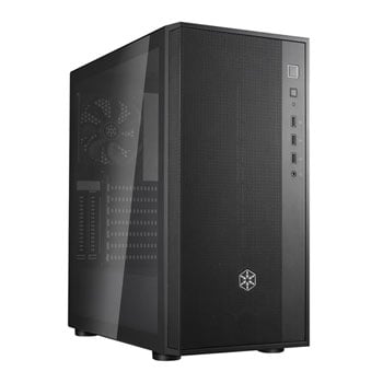 SilverStone FARA R1 V2 Mid Tower Black Tempered Glass Mid-Tower ATX ...