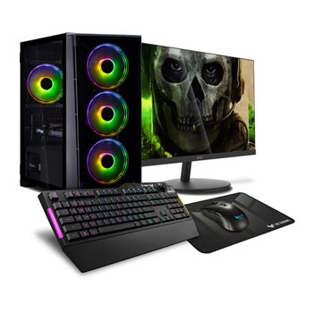 Full Gaming Setup Powered by NVIDIA GeForce and Intel with Monitor ...