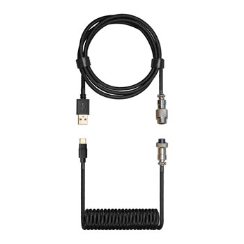 Cooler Master USB-C to USB-A Coiled Cable - Shadow Black LN130413 - KB ...
