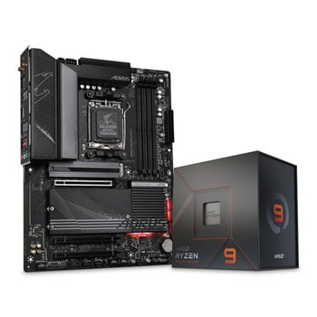 Gigabyte B650 AORUS ELITE AX + AMD Ryzen 9 7900X CPU Bundle LN130447 ...