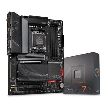Gigabyte B650 AORUS ELITE AX + AMD Ryzen 7 7700X CPU Bundle LN130448 ...