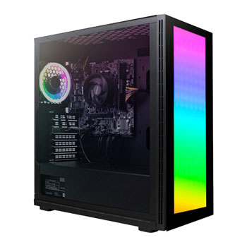 GameMax Lumina Lightboard Mid RGB Tempered Glasss Mid Tower PC Case ...