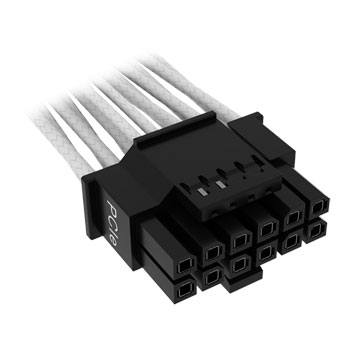 Corsair Premium White Individually Sleeved 16-Pin PCIe 5.0 PSU Cable ...
