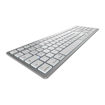 CHERRY JK-9100GB-1 KW 9100 SLIM For MAC Silver Wireless Keyboard UK ...