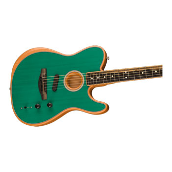 Fender Ltd Ed American Acoustasonic Telecaster - Aqua Teal LN131125 ...