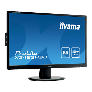 iiyama ProLite 24" Full HD 75Hz VA Matrix Monitor LN133016 - X2483HSU ...