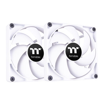 Thermaltake CT120 120mm White Fan 2-Pack LN133073 - CL-F151-PL12WT-A ...