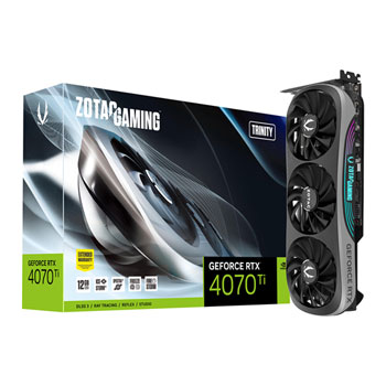 ZOTAC NVIDIA GeForce RTX 4070 Ti 12GB Trinity Ada Lovelace Refurbished ...