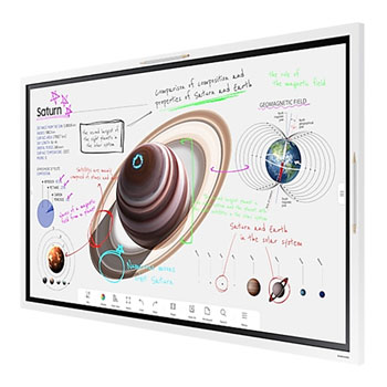 Samsung 65" WM65B 4K UHD Flip Pro Interactive Whiteboard Touch Display ...