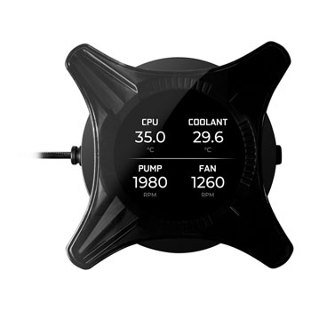 EVGA CLCx 280mm All-In-One RGB CPU Liquid Cooler with LCD Display Intel ...