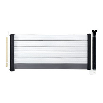 Cooler Master PCIe 4.0 200mm Extension Riser Cable V2 White LN136076 ...