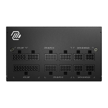 MSI MAG A650GL 650W Full Modular 80+ Gold PCIE Compact Power Supply ...