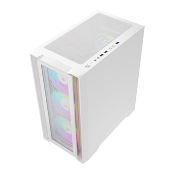 CiT Vento Micro-ATX White PC Gaming Case LN137975 - CIT-VENTO-WHT | SCAN UK