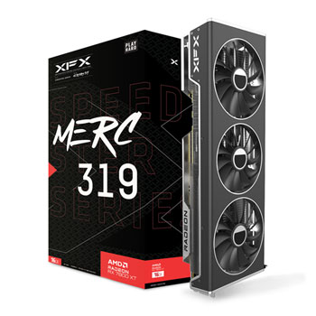 Refurbished - XFX AMD Radeon RX 7800 XT MERC319 BLACK 16GB Open Box ...