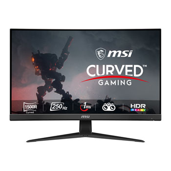Refurbished - MSI 27" Full HD 250Hz FreeSync Curved Open Box Gaming ...