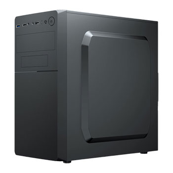 Vida Business Black Micro-ATX PC Case LN144556 - BUSINESS-M | SCAN UK