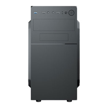 Vida Business Black Micro-ATX PC Case LN144556 - BUSINESS-M | SCAN UK