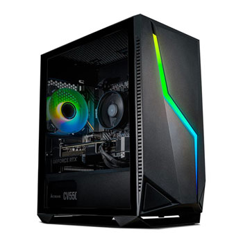 Gaming PC with NVIDIA GeForce RTX 3050 and AMD Ryzen 5 4500 LN145472 ...