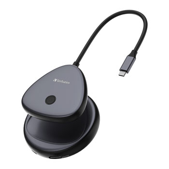 Verbatim Share My Screen 4K USB-C Wireless Display Adapter with USB Hub ...